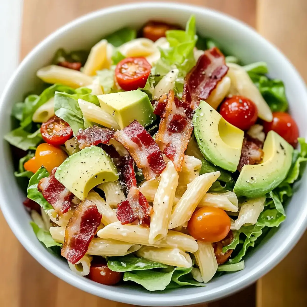 Ultimate Gluten Free Dairy Free BLT Pasta Salad for Summer