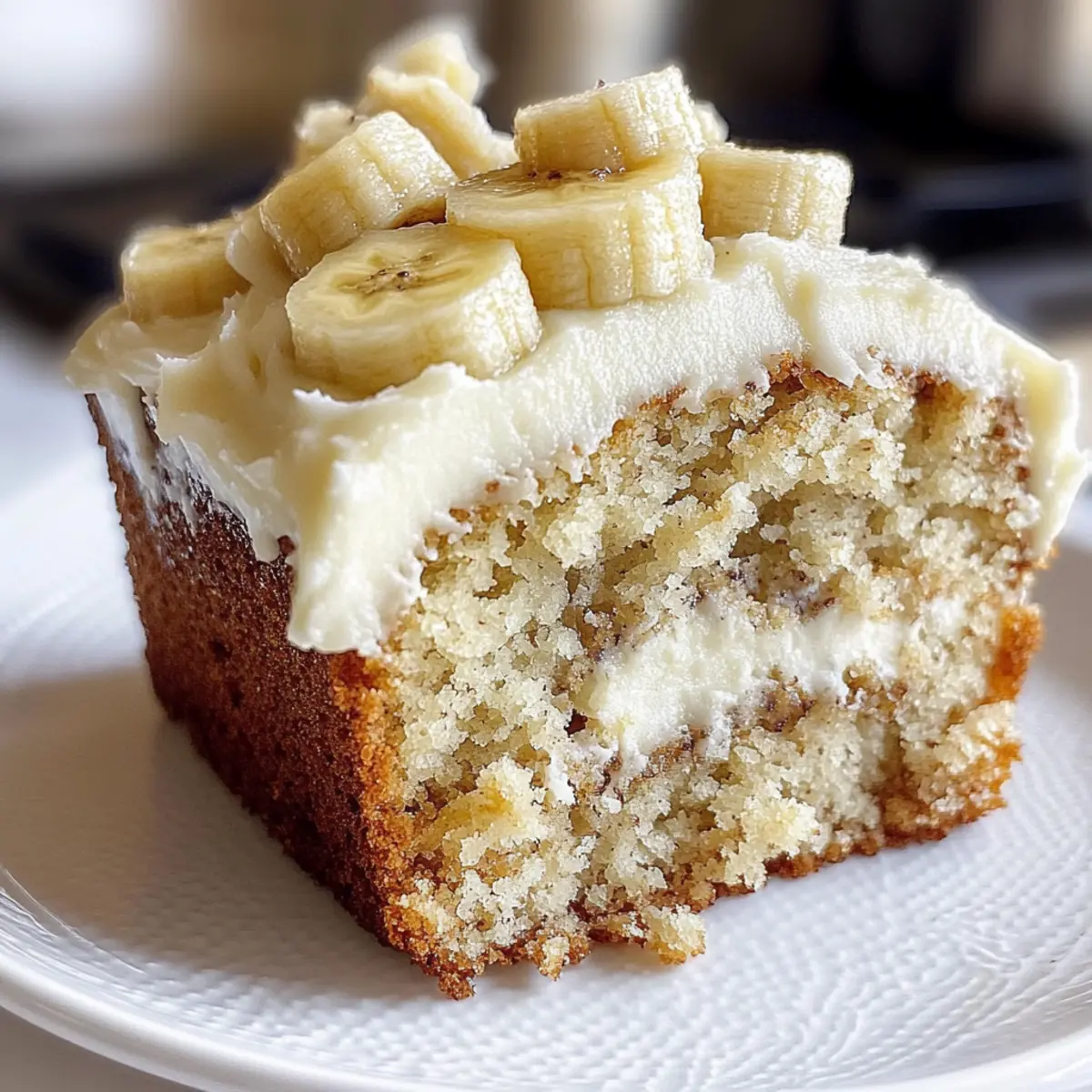 Irresistible Banana Bread Cake with Cream Cheese Frosting