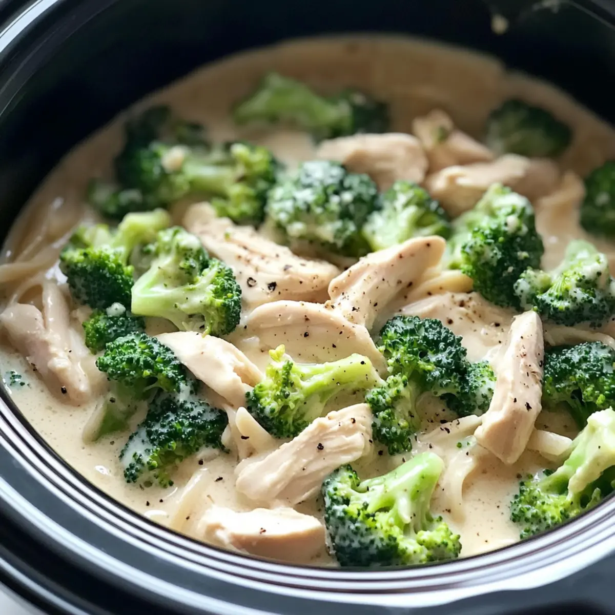 Easy Crockpot Chicken and Broccoli Alfredo: Comfort Food Magic