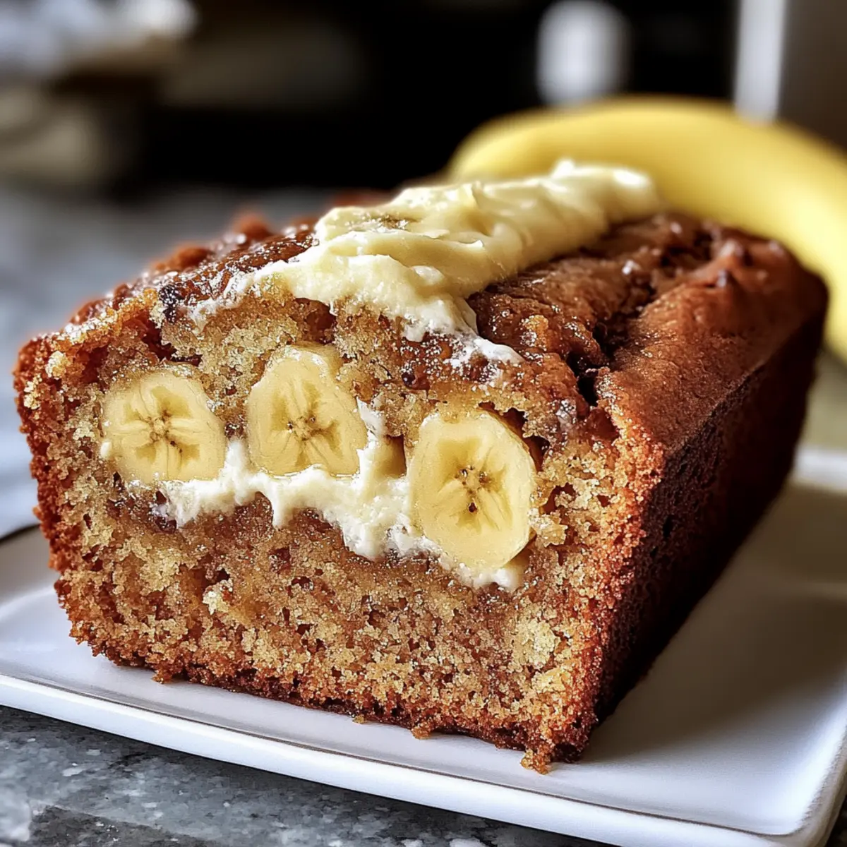 Irresistible Cream Cheese Filled Banana Bread Recipe