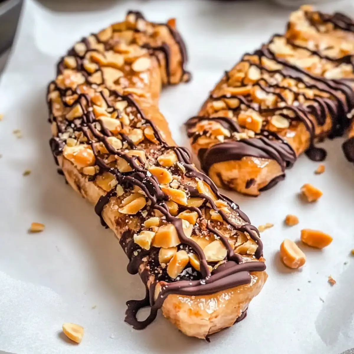 Frozen Banana Snickers: Irresistibly Delicious Vegan Treats