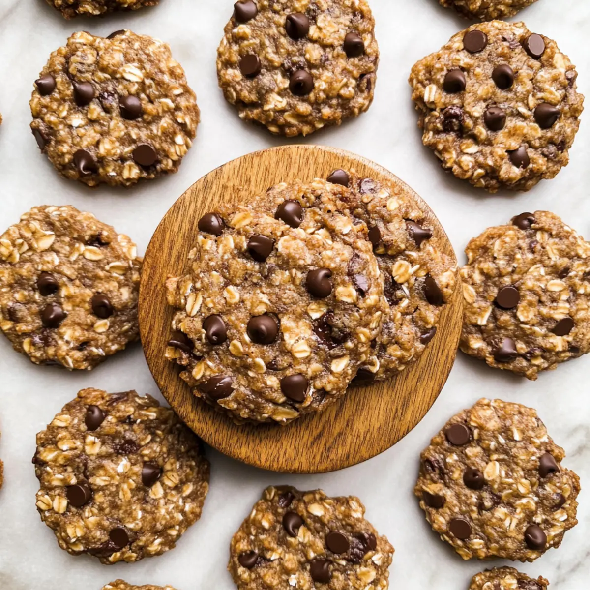 Irresistibly Chewy Chai Spice Chocolate Chip Oatmeal Cookies